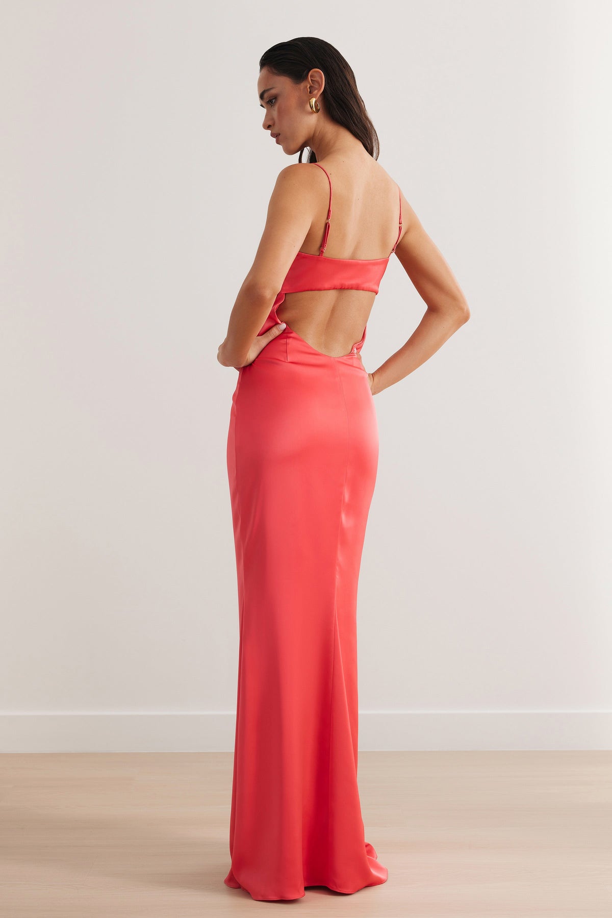 Lexi Avani Dress - Flamingo – Dress Hire AU