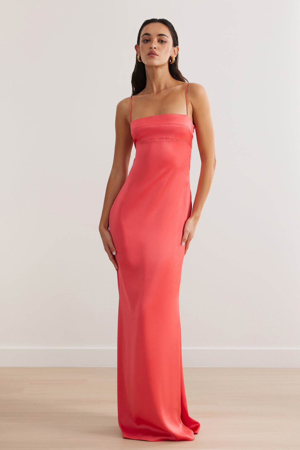 Lexi Avani Dress - Flamingo – Dress Hire AU