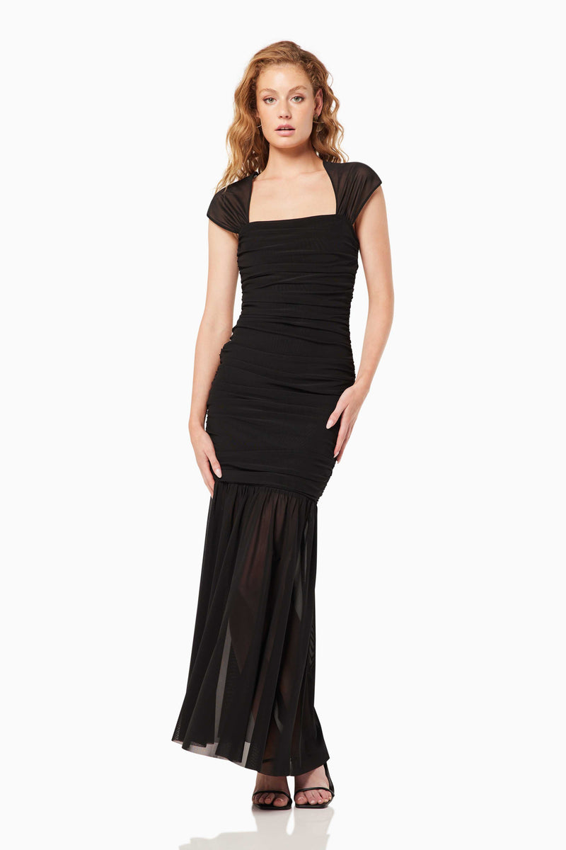 Elliatt Capra Maxi Dress - Black – Dress Hire AU