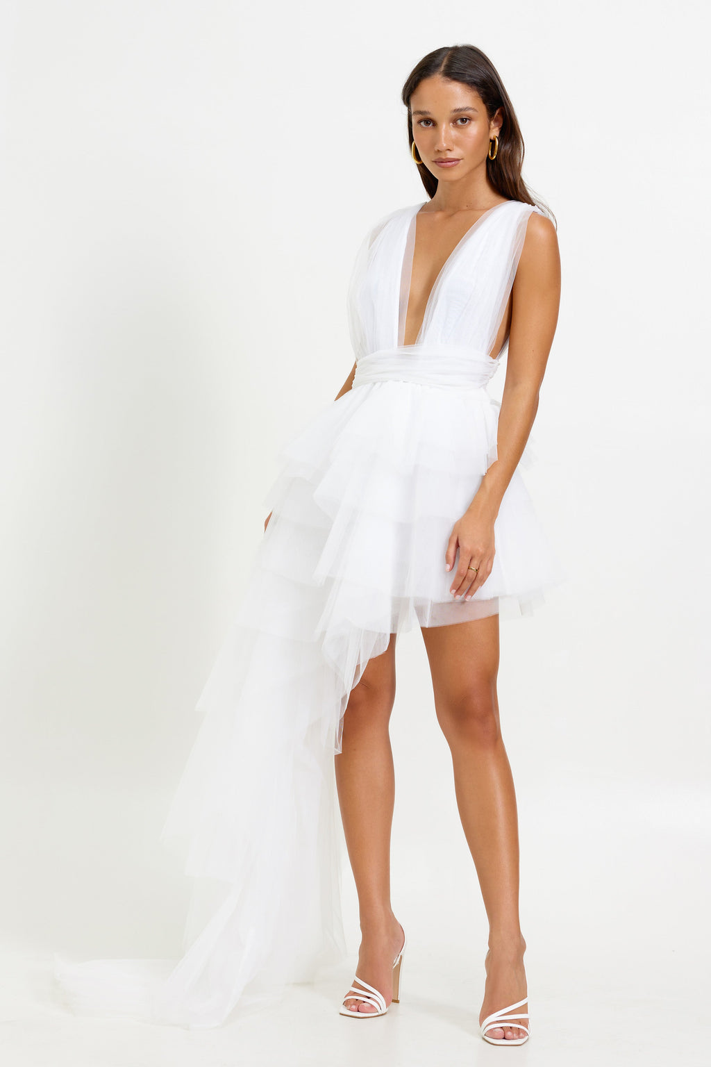 Lexi Lola Dress - White – Dress Hire AU