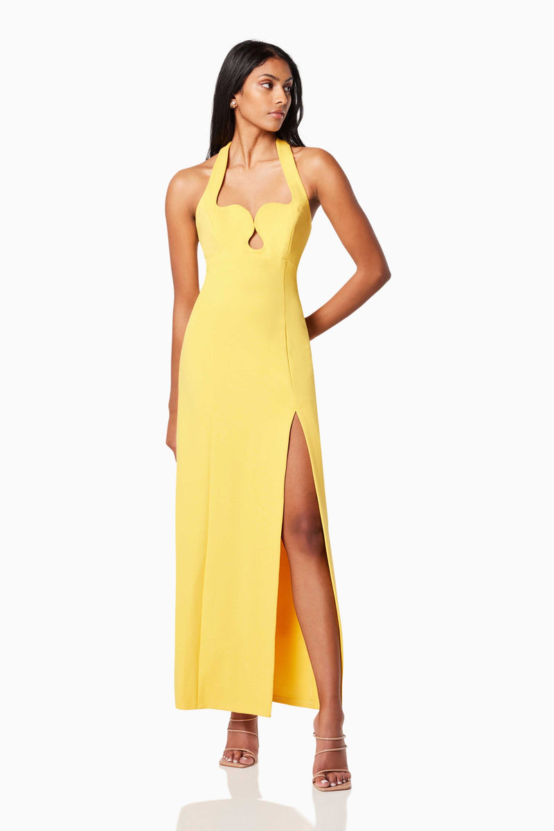 Elliatt Tuning Dress - Yellow – Dress Hire AU