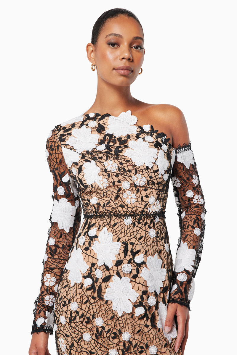 Elliatt Patios Dress - Black/White – Dress Hire AU